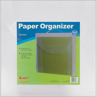 Portable Cropper Hopper Frost 12x12-inch Paper Organizer - Bed Bath ...