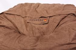 LoveSac SuperSac 6' Earth Brown Microfiber Foam Lounge Bag Chair - Bed ...