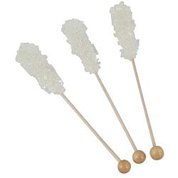 Dryden & Palmer White Rock Candy Swizzle Stirrers (Case of 288) - Bed ...