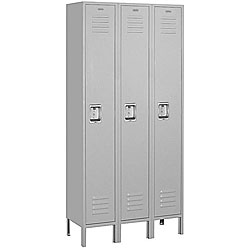Single-tier 6-foot Grey Standard Lockers - Bed Bath & Beyond - 4862847