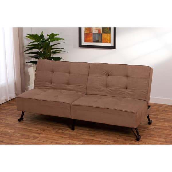 Vision Click Clack Contemporary Convertible Futon Sofa Bed - Bed Bath ...
