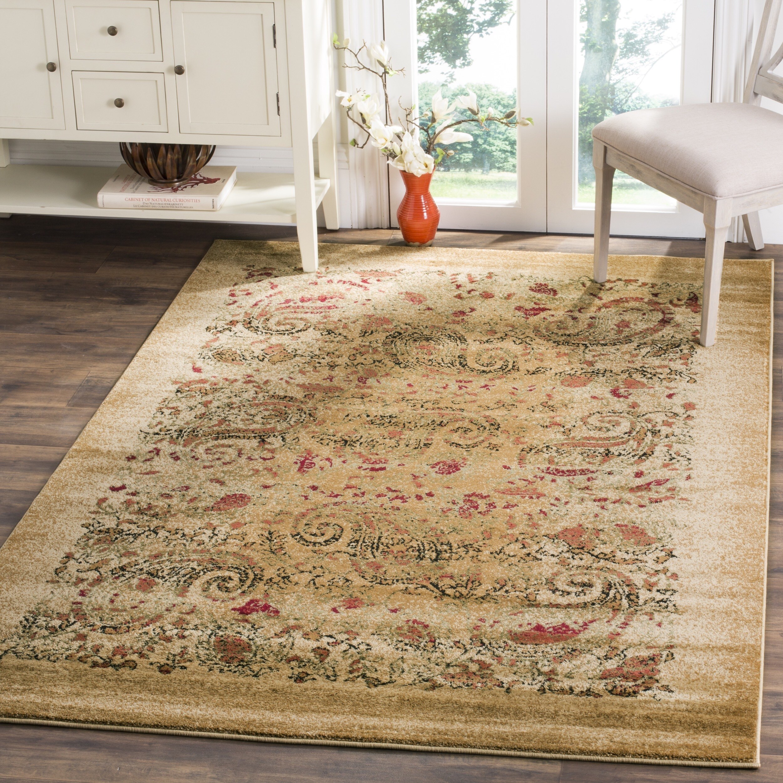 Shop Safavieh Lyndhurst Collection Paisley Beige Multi Rug 3 3 X 5 shop-safavieh-lyndhurst-collection-paisley-beige-multi-rug-3-3-x-5