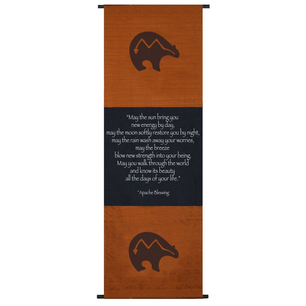 Handmade Chocolate Apache Blessing Scroll (Indonesia) - Overstock - 5036515