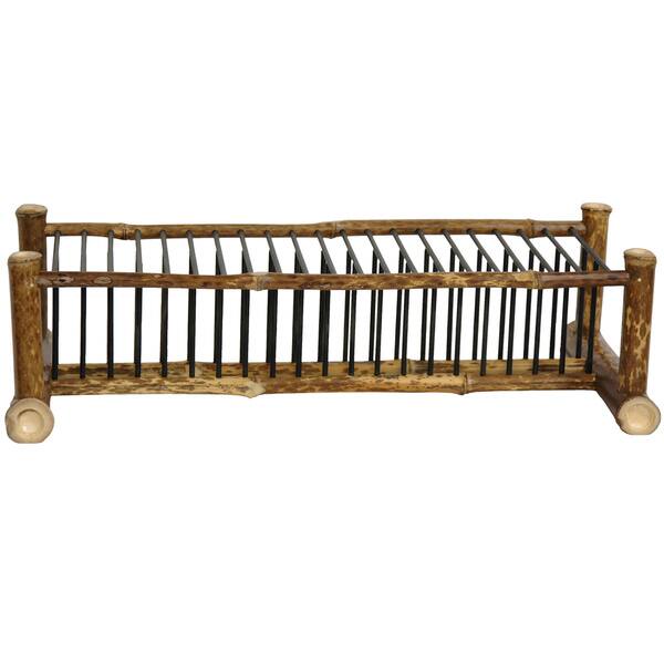 Handmade Japanese Bamboo 18-inch Horizontal CD/ DVD Rack (China) - Bed ...