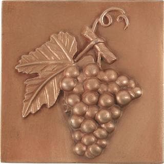 Grape Red Copper 4-inch Accent Tiles (Set of 4) - Bed Bath & Beyond ...