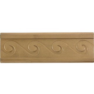 Wave Antique Brass 4-inch Accent Tiles (Set of 4) - Bed Bath & Beyond ...