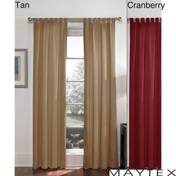 Twill Tab Top 84-inch Window Panel - Bed Bath & Beyond - 5093428