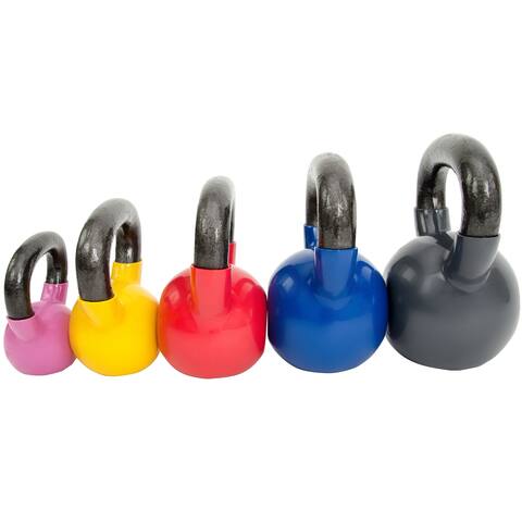 Sunny Vinyl Coated 20-pound Kettle Bell - Overstock - 5116647
