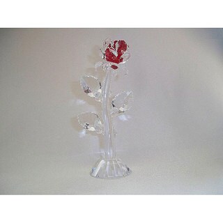 Black Tie Crystal Red Rose Figurine - Bed Bath & Beyond - 5116800