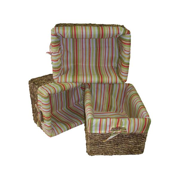 Woven Maize Storage Baskets (Set of 3) - Overstock - 5131673