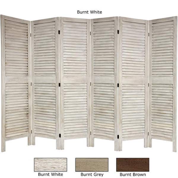 Wood Classic Venetian 6-panel 5.5-foot Room Divider (China) - Bed Bath ...