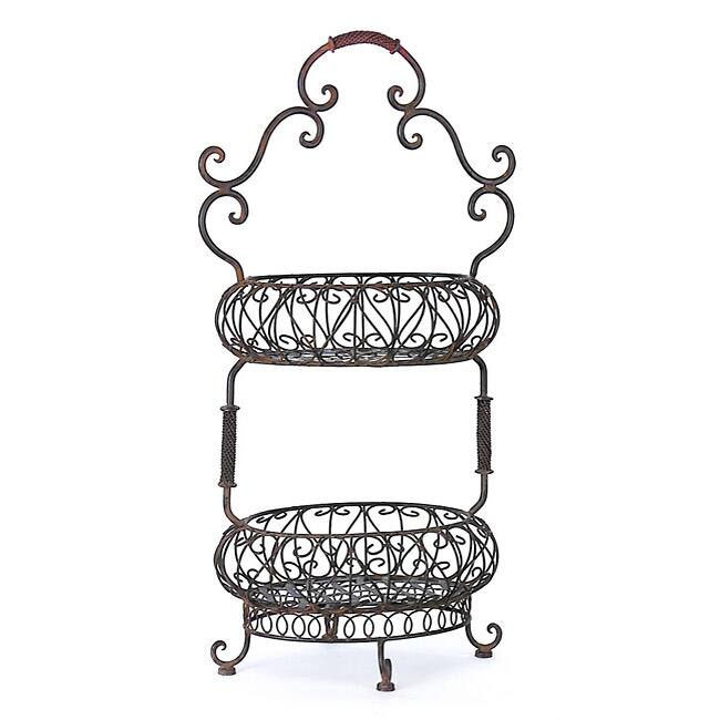 Provence Two-Level Baskets - Overstock - 5179263