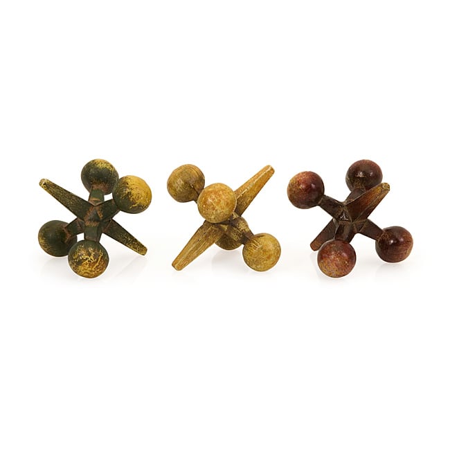 Metal 3 Large Jacks - Overstock - 5179801