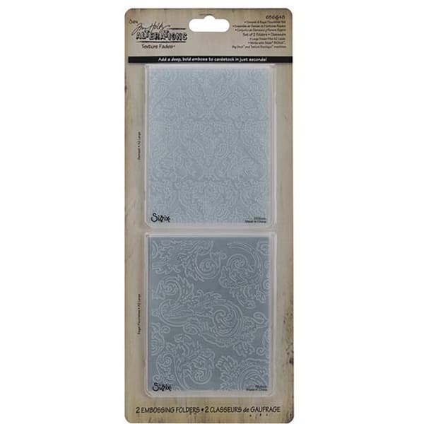 Ellison Sizzix Texture Fades 'Damask & Regal Flourishes' Embossing ...