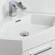 Fresca Coda White Corner Bathroom Vanity - - 5202772