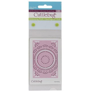Cuttlebug Plus Chic Circle Frame Embossing Folder - Bed Bath & Beyond ...