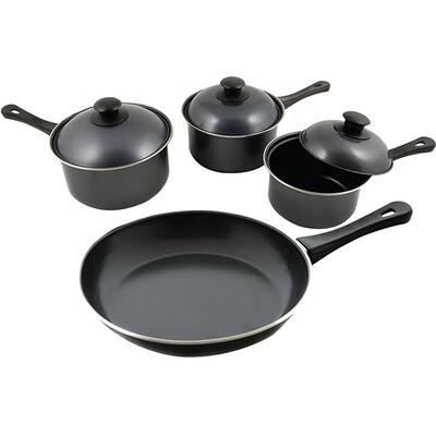 KitchenWorthy 7-piece Nonstick Cookware Set (Case of 4) - Overstock ...