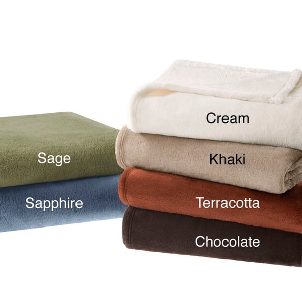 Microtec Plush Blanket - Bed Bath & Beyond - 5303658