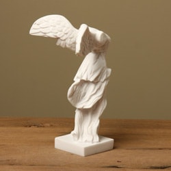 White Bonded Marble Nike of Samothrace Statue - Bed Bath & Beyond - 5312298