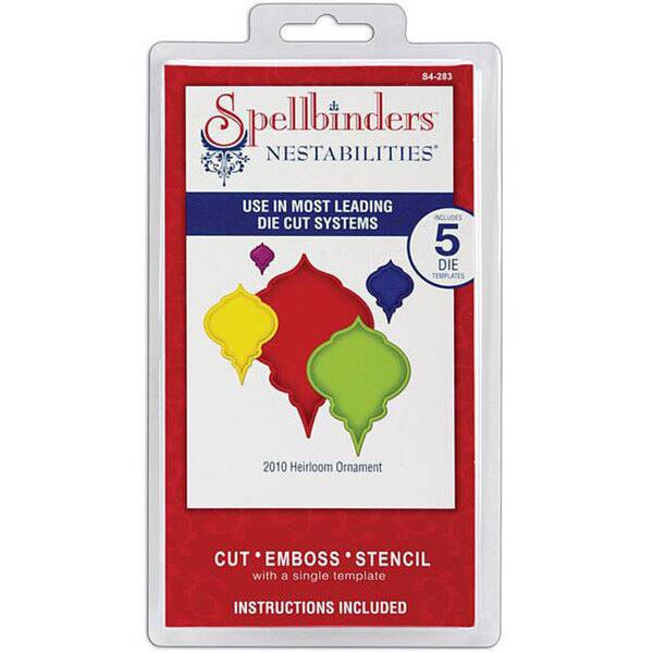 Spellbinders Wizard '2010 Heirloom Ornament' Nestabilities Dies - Bed ...