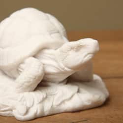 White Bonded Marble Turtle Statue - Bed Bath & Beyond - 5330677