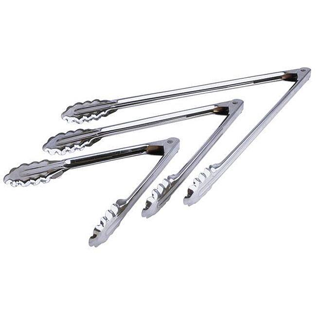 Edlund Company Heavy-duty S/S 12-in w/ Lock Tong - Overstock - 5412632