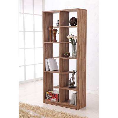 Furniture of America Malonie Display Shelf / Bookcase / Room Divider ...