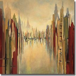 Gregory Lang 'Metropolitan Afternoon' Canvas Art - Bed Bath & Beyond ...