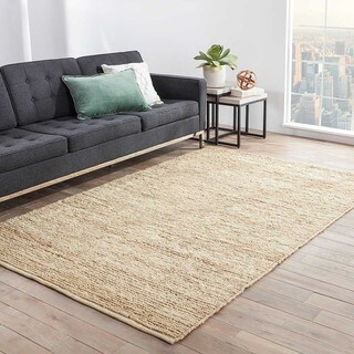 Hand-woven Neutrals Jute Rug (8' x 10') - Bed Bath & Beyond - 5512320