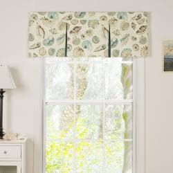 Sea Shells Pleated Valance - Bed Bath & Beyond - 5515462