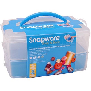 Snapware Snap 'n Stack Medium 2-layer Craft Organizer - Bed Bath ...