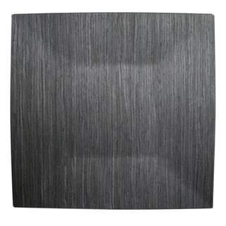 13" Gray Pine Square Charger Plate - Bed Bath & Beyond - 5575657