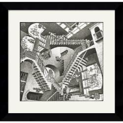 M. C. Escher 'Relativity' Framed Art Print - Bed Bath & Beyond - 5587754
