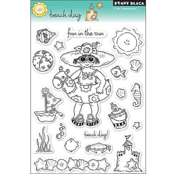 Penny 'Beach Day' Clear Stamps - Bed Bath & Beyond - 5592865