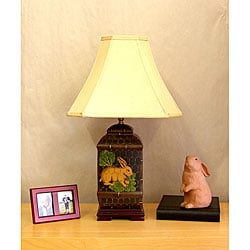 Porcelain Rabbit 1-light Table Lamp - Bed Bath & Beyond - 5620178