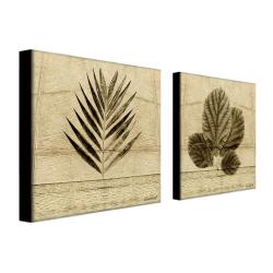 Miguel Paredes 'Gold II' 2-panel Art Set - Bed Bath & Beyond - 5672379