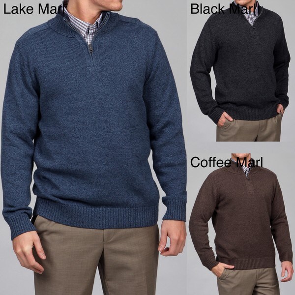Shop Dockers Men's 1/4 Zip Sweater FINAL SALE - Overstock - 5675329
