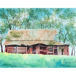 Ed Wade 'The Old Barn' 11x14-inch Art Print - Bed Bath & Beyond - 5740210