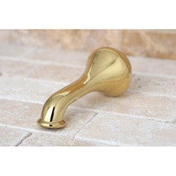 Kingston Brass Polished Brass Classic Solid Brass Tub Spout - Gold ...
