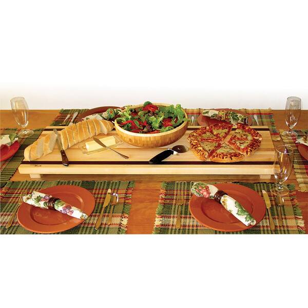 Table boards Large Maple/ Walnut Serving and Cutting Board - Overstock ...