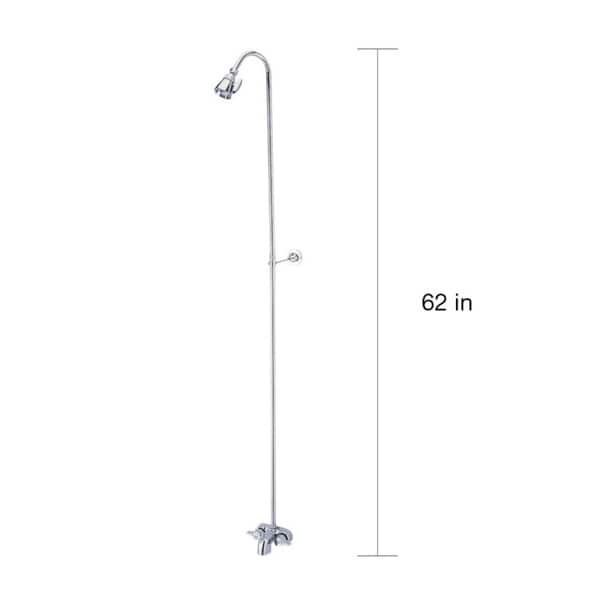 Chrome Convert-a-shower Shower Kit - Bed Bath & Beyond - 5946808
