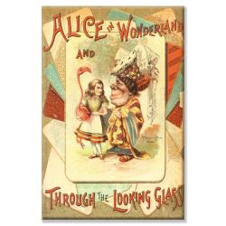 'Alice in Wonderland and Through the Looking Glass' Canvas Art - Bed ...