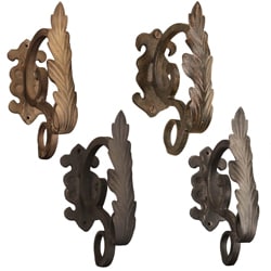 Casa Artistica by Menagerie Scroll Leaf Brackets (Set of 2) - Bed Bath & Beyond - 5975160