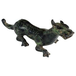 Chinese Bronze Ferret Statue - Bed Bath & Beyond - 5977548