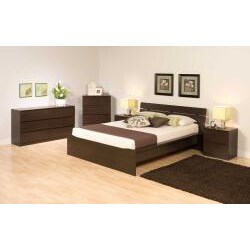 Escala Espresso Two-drawer Locking Night Stand - Bed Bath & Beyond ...