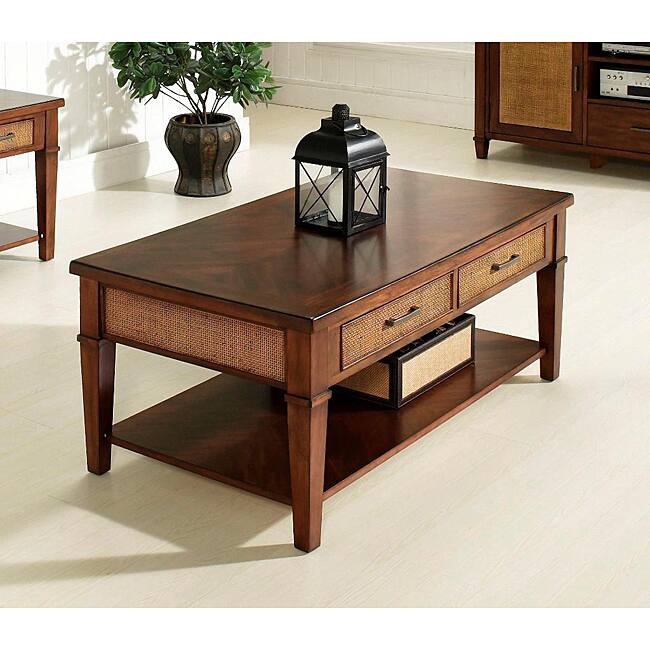 Somerton Dwelling Mesa Cocktail Table - Overstock - 5991848