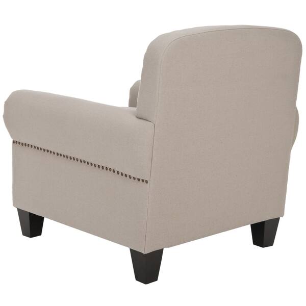 SAFAVIEH Chester Beige Club Chair - 29.5"x33.9"x32.3" - Bed Bath ...