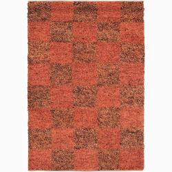 Artist's Loom Hand-woven Wool Shag Rug (5'x7'6) - 5' x 7'6" - Bed Bath ...