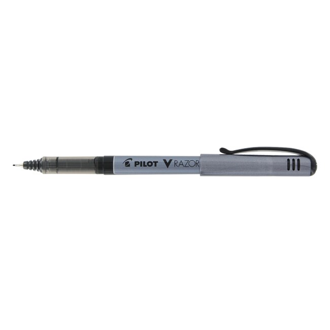 Pilot V Razor Point Black Porous Extra Fine Point Pens (Pack of 12 ...