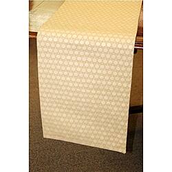 Corona Decor Beige Transitional Italian Table Runner - Bed Bath ...